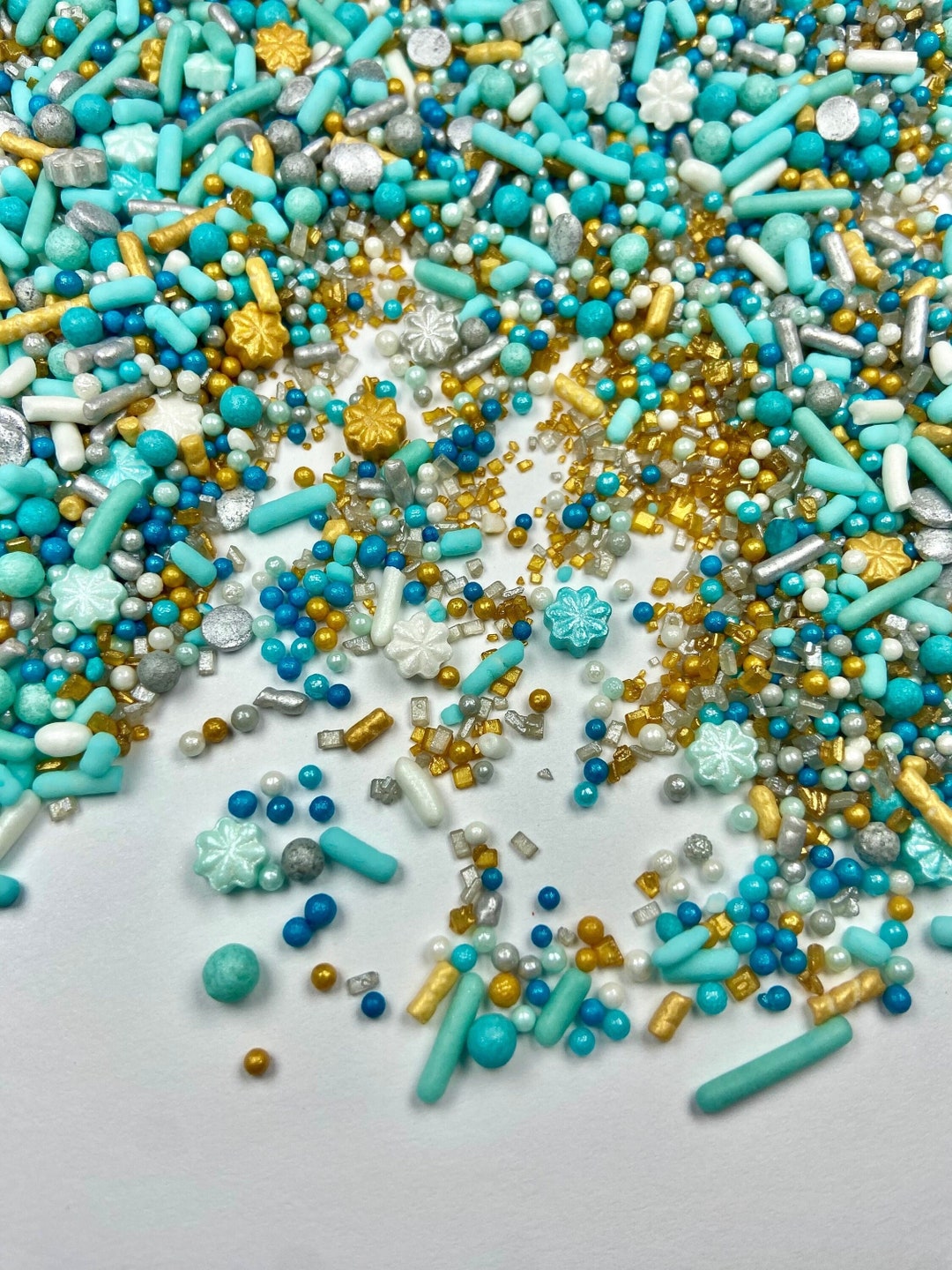 Sprinkle Mix Soft Snowflakes Sparkle Sprinkle Mix -- Winter Holidays ...