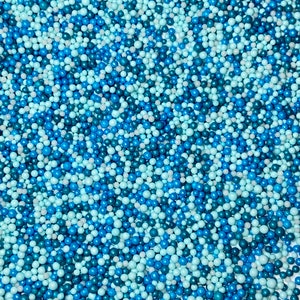 Sea of Blue Sprinkle Mix Summer Baby Shower Sprinkle Mix Blue Teal ...