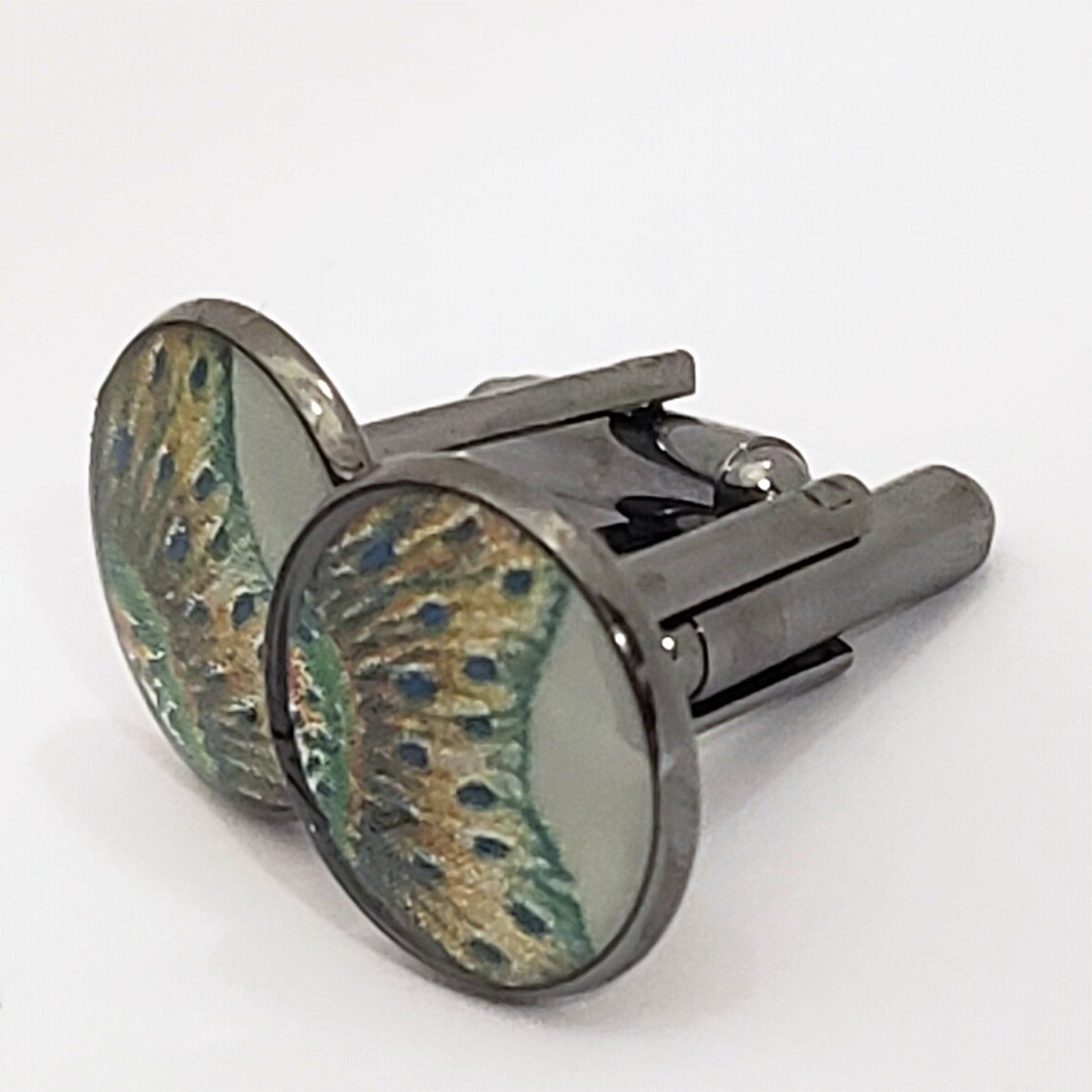 Upcycled Aluminum and Resin Craft Beer Cuff Links Rainbow - Etsy