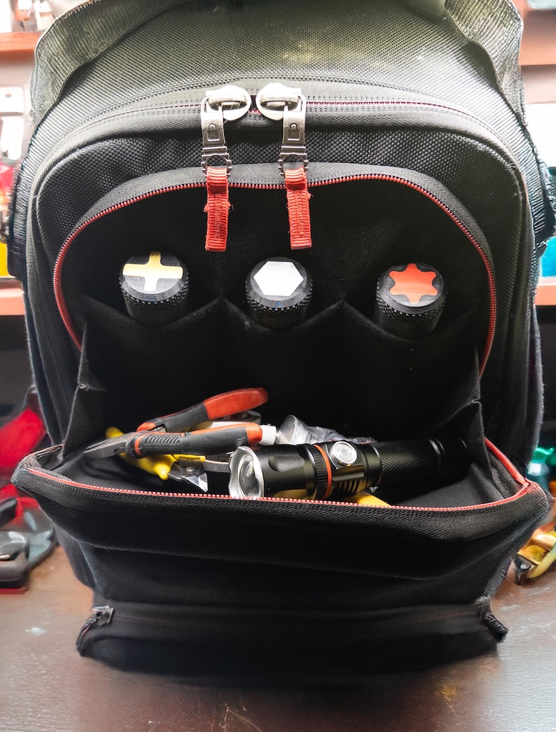 Driver Bit Organizer for Tool Bags - Compact 3D Printed Bit Holder - Etsy