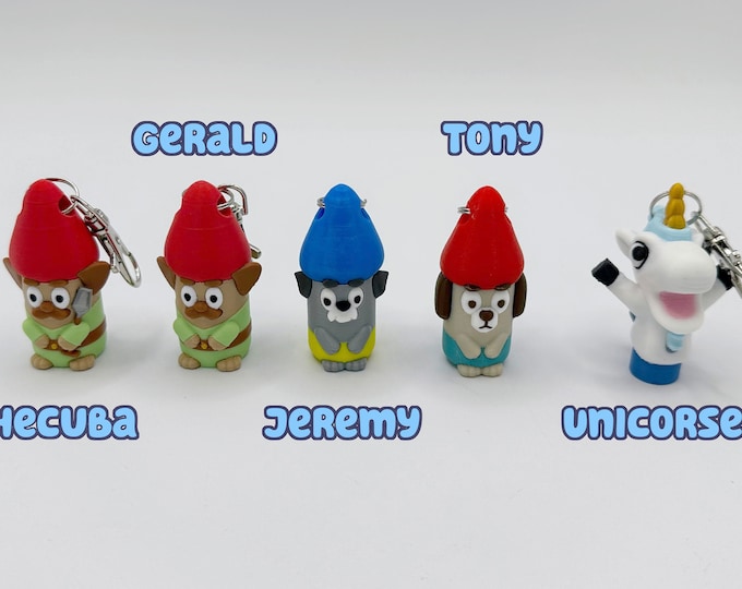 Bluey Hecuba Husband Garden Gnome Sticker Decal - Etsy Canada