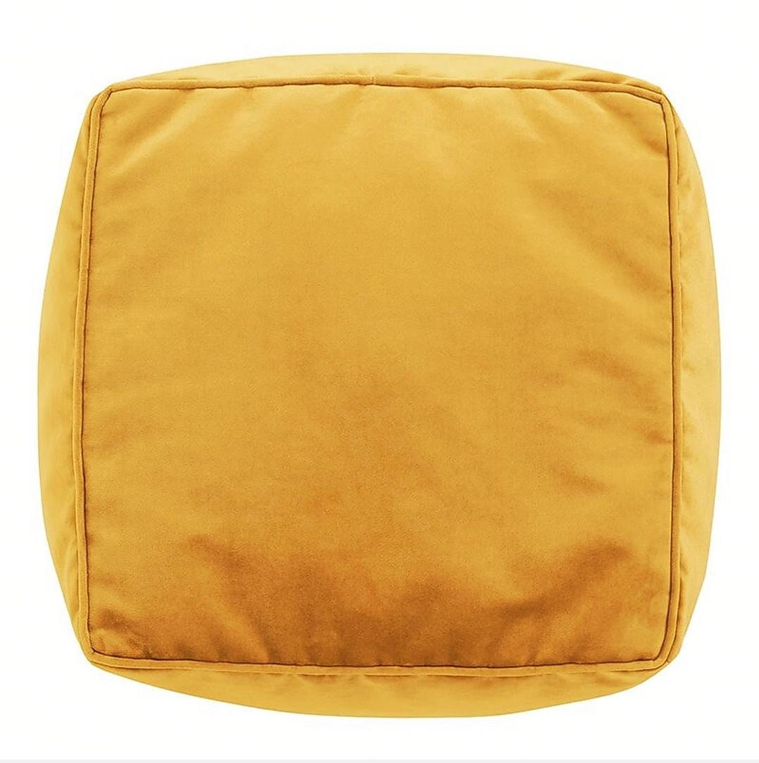 Luxury Square Velvet Ottoman Pouf Velvet Ottoman Pouf Ottoman, Floor ...