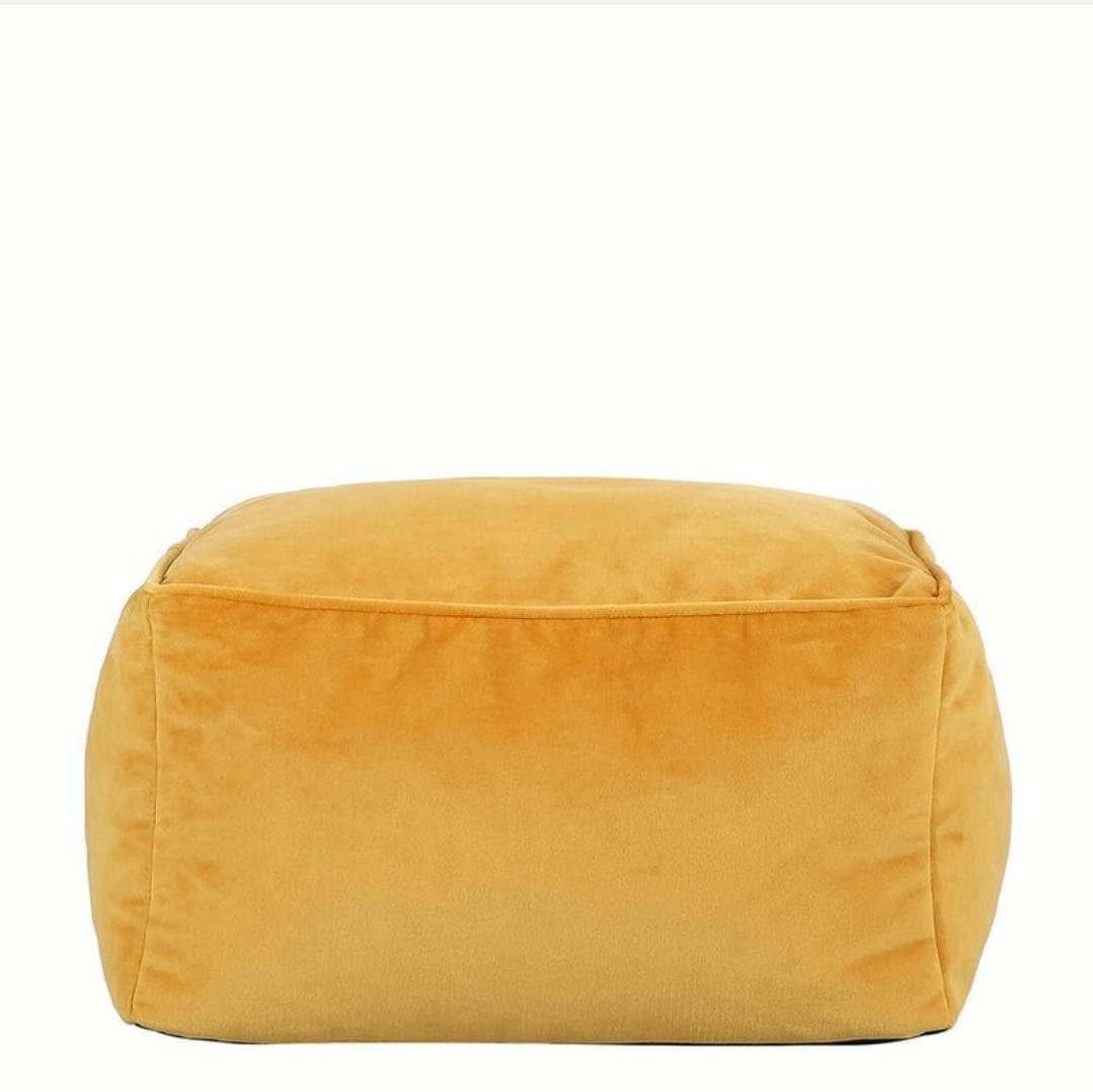 Luxury Square Velvet Ottoman Pouf Velvet Ottoman Pouf Ottoman, Floor ...