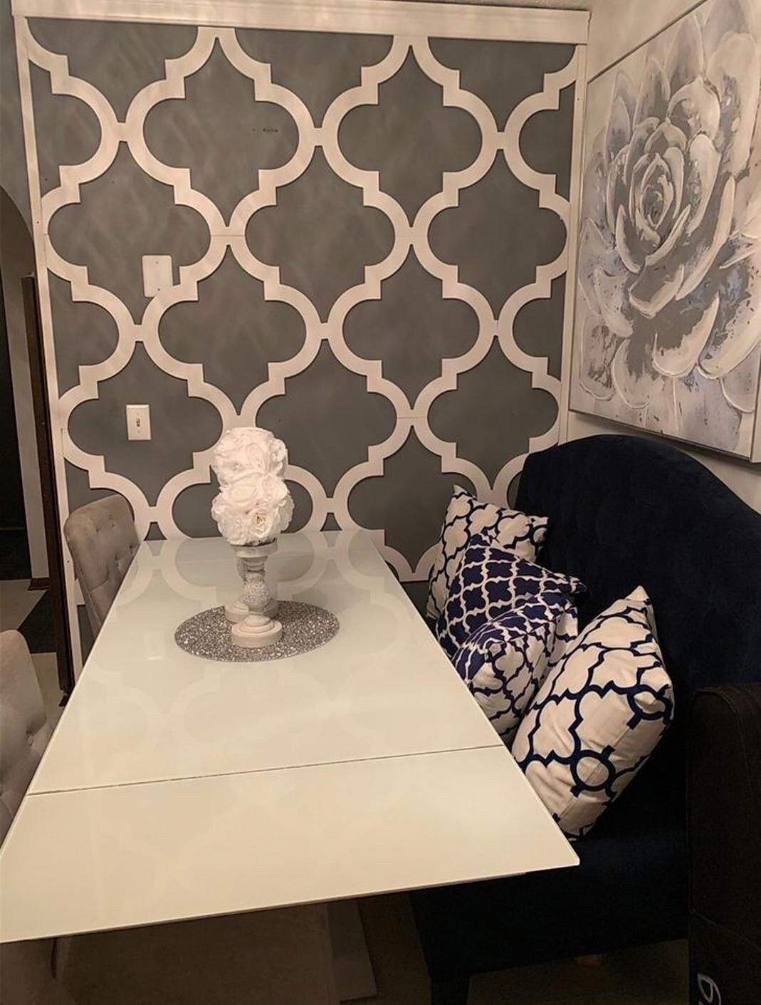 Moroccan Architectural Stencil PVC Decorative Fretwork Wall Panels - Etsy