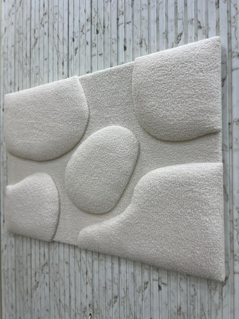 Modern 3D Wall Art, Sculptural Contemporary Art, Loop Wall Panel ...