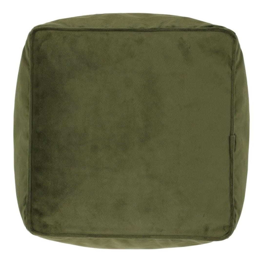 Luxury Square Velvet Ottoman Pouf Velvet Ottoman Pouf Ottoman, Floor ...