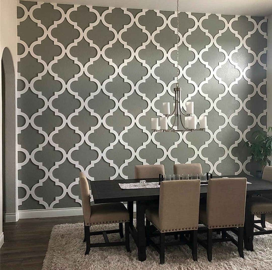 Moroccan Architectural Stencil PVC Decorative Fretwork Wall Panels - Etsy