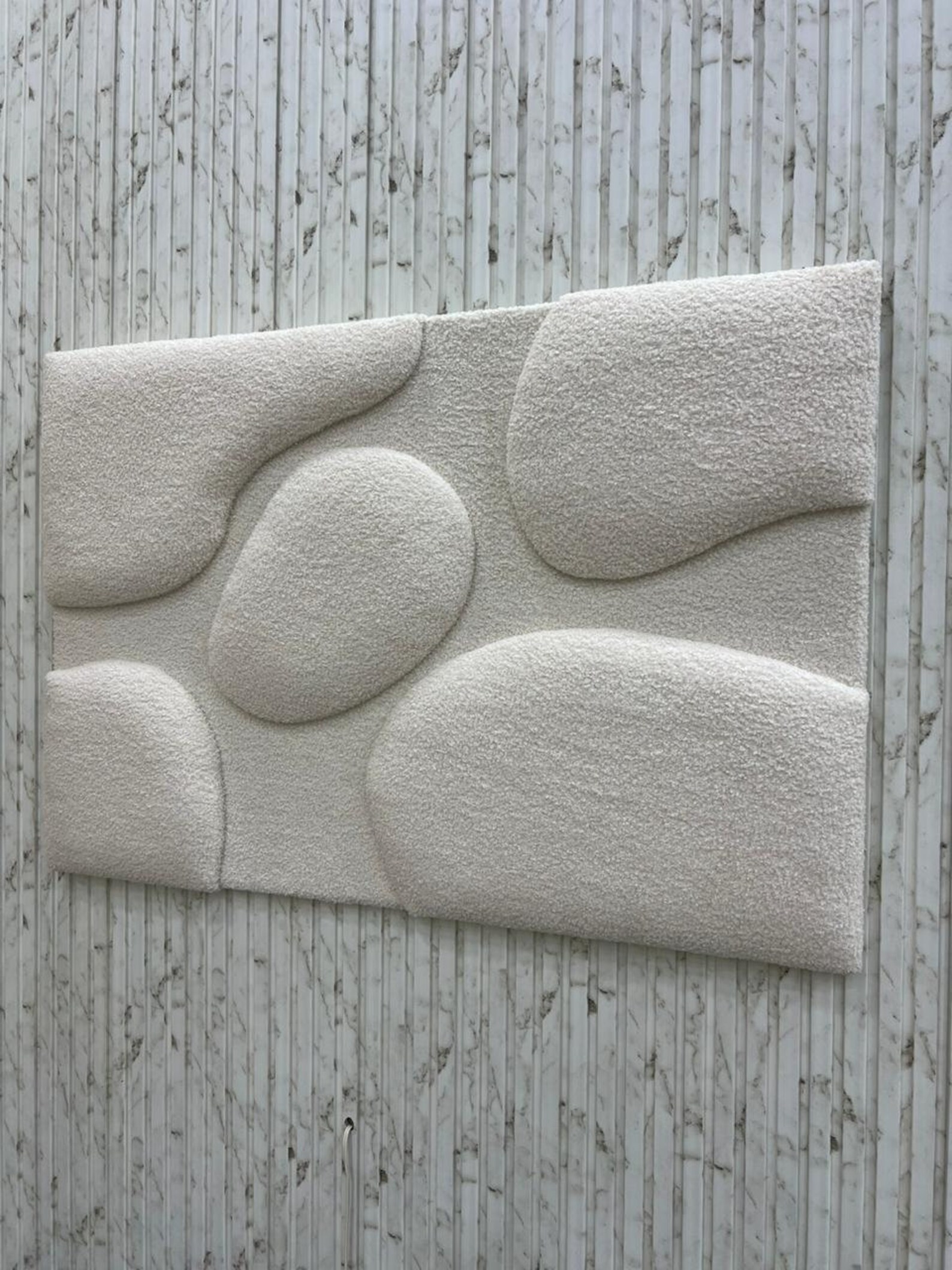 Modern 3D Wall Art, Sculptural Contemporary Art, Loop Wall Panel ...