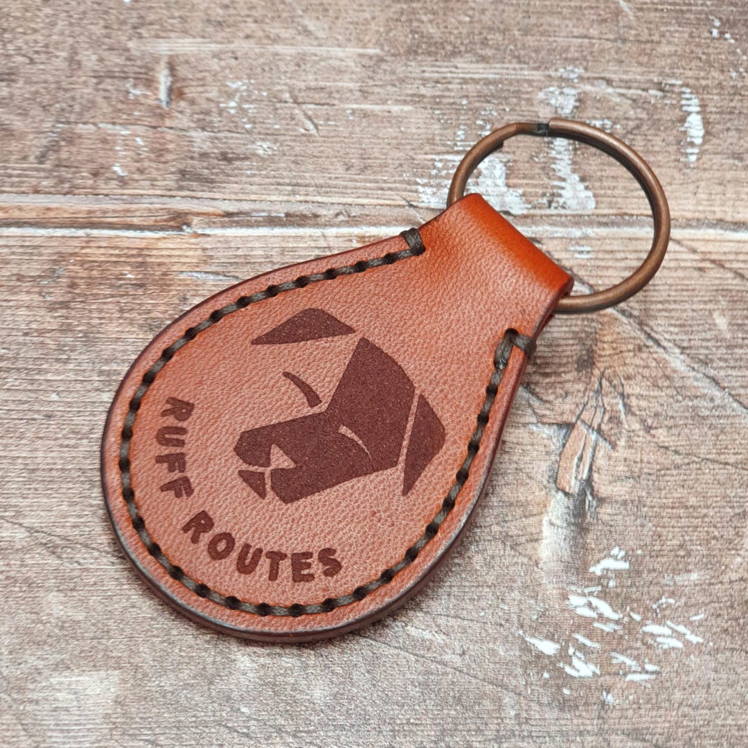 Custom Leather Key Fobs, Custom Made Leather Keyrings, Company Logo Key ...