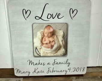 Love Makes a Family Frame - Etsy
