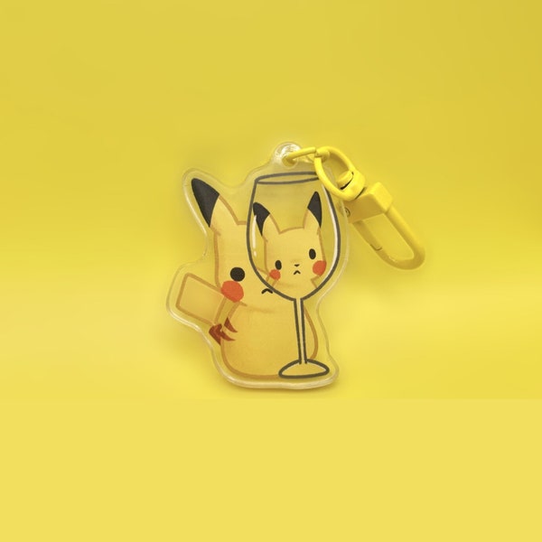 Pikachu Keychain - Etsy
