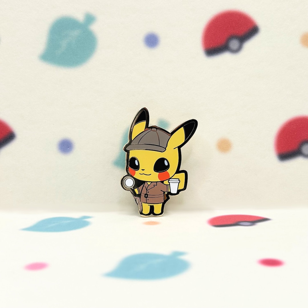 Animal Crossing Pikachu Enamel Pin - Etsy