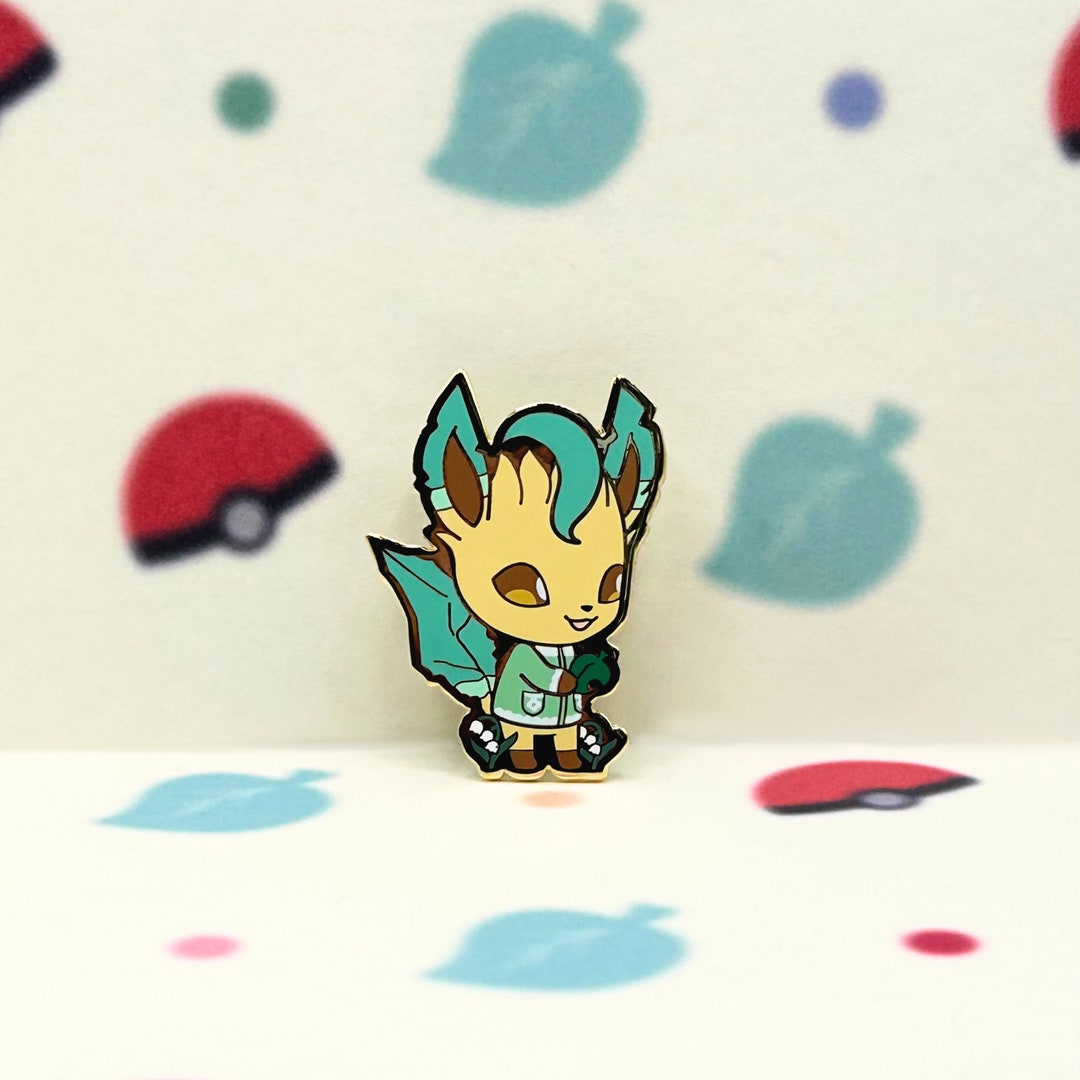 Leafeon Acxpkmn Enamel Pin - Etsy