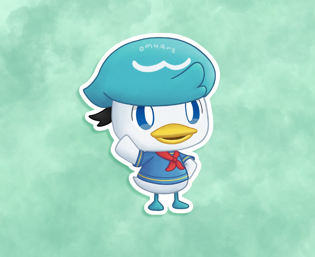 Cute Quaxly Animal Crossing Pokemon Sticker Matte, Vinyl - Etsy