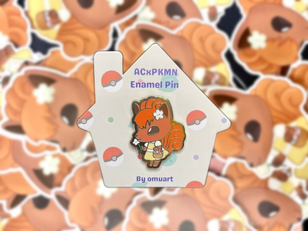 Animal Crossing Vulpix Enamel Pin - Etsy