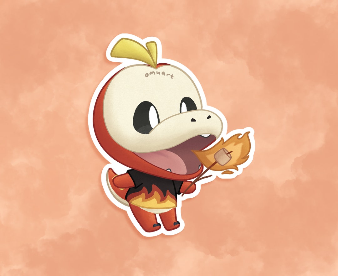 Fuecoco Acxpkmn Sticker - Matte, Vinyl - Etsy
