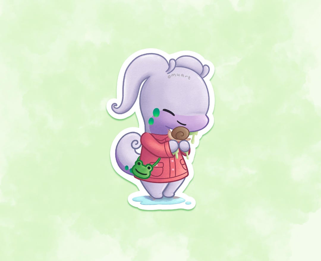 Goodra Acxpkmn Sticker Matte, Vinyl - Etsy