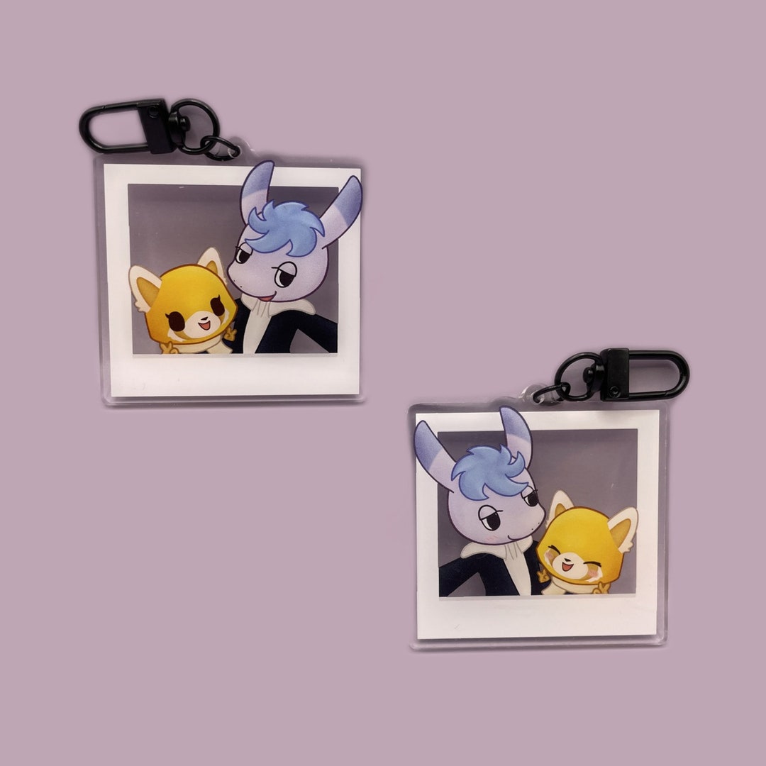 Aggretsuko Tadano and Retsuko Keychain Couple Keychain Gift for Them - Etsy