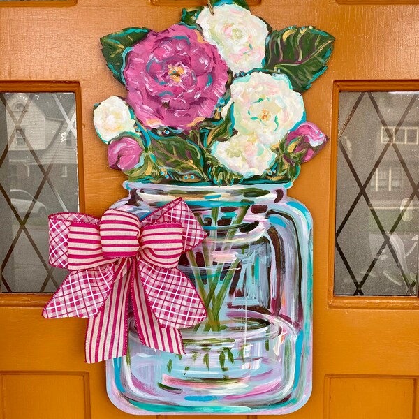 Painted Door Hanger - Etsy