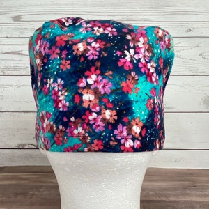 Japanese Cherry Blossoms Women’s Fitted Tie Back Surgical Medical ...
