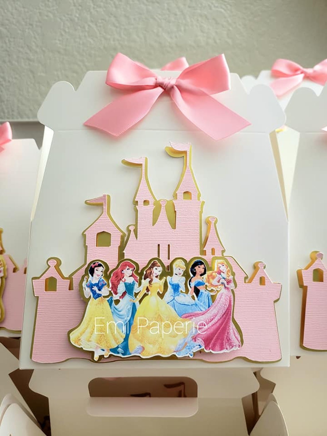 Princess favor box disney princess gable box | Etsy