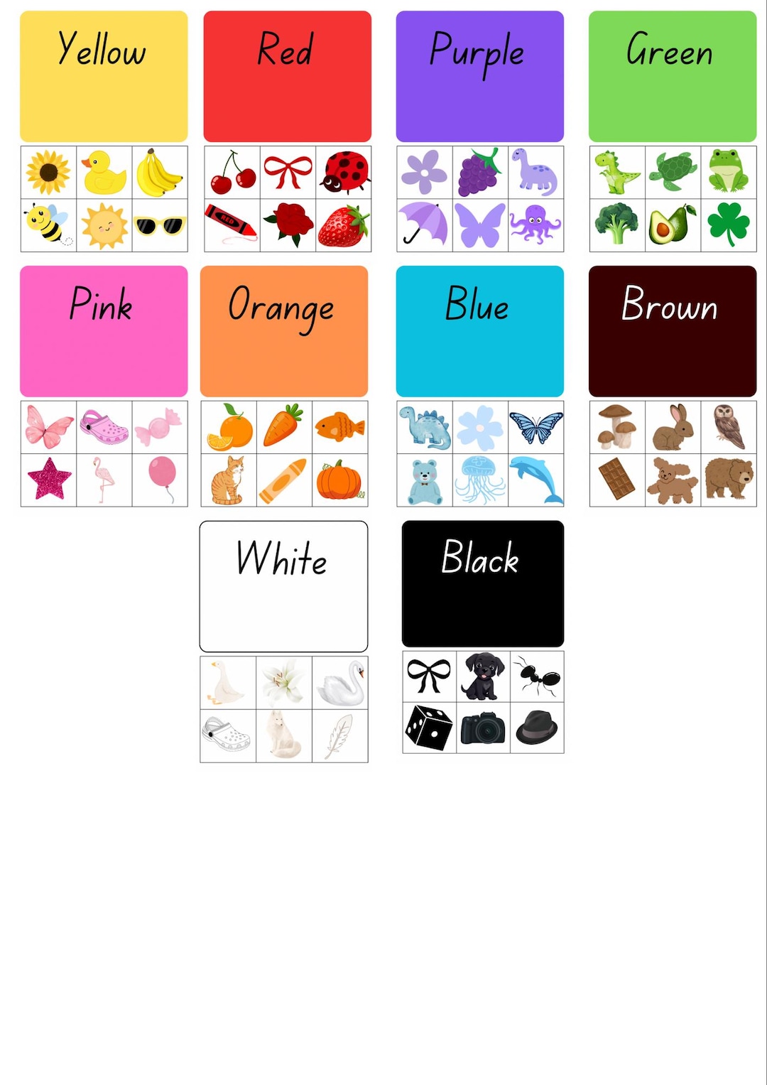 Colour Matching Game Posters - Etsy