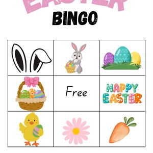 Easter Bingo Game - Etsy