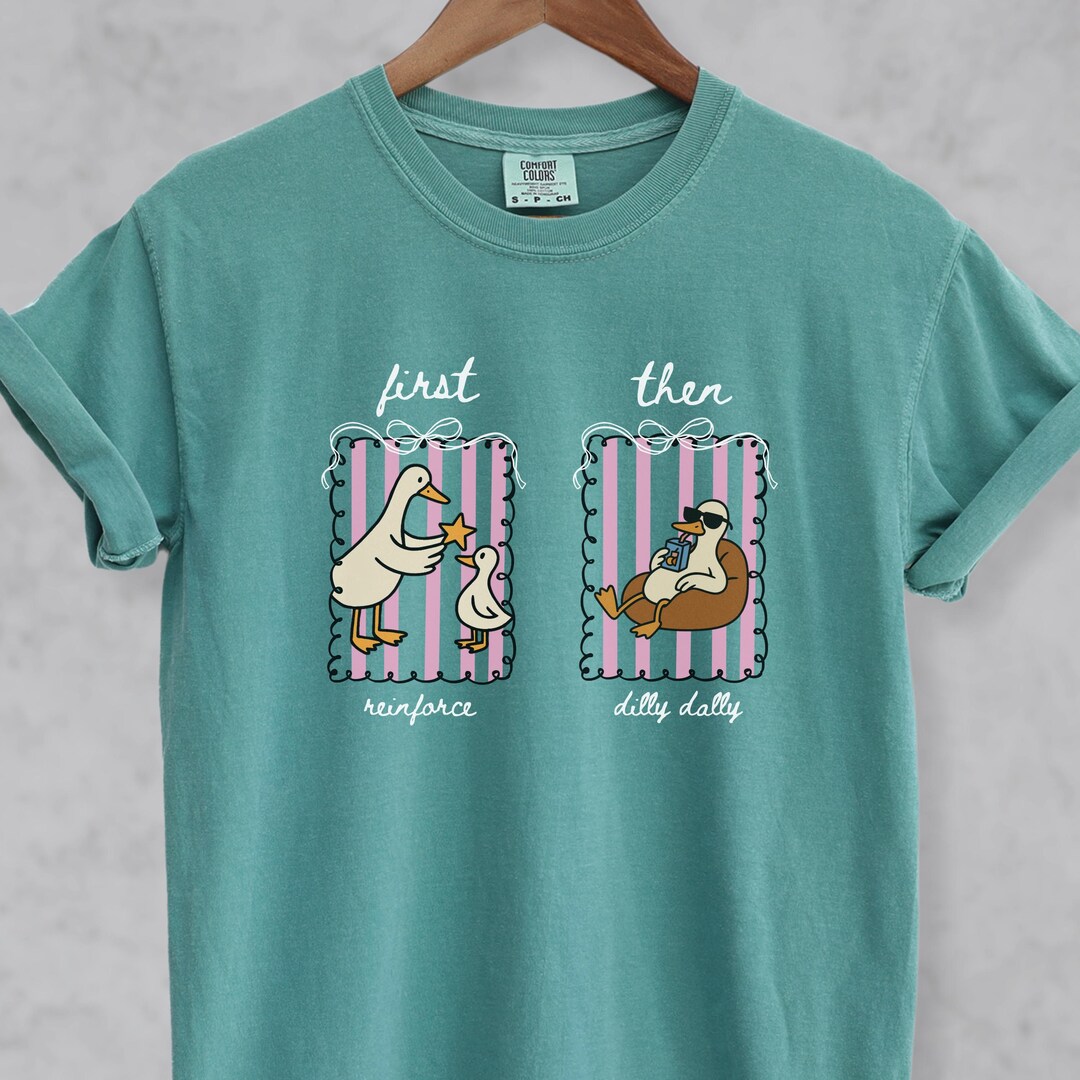 First Then Aba Shirts Rbt Shirt Bcba Shirt Aba Therapy Shirt Silly ...