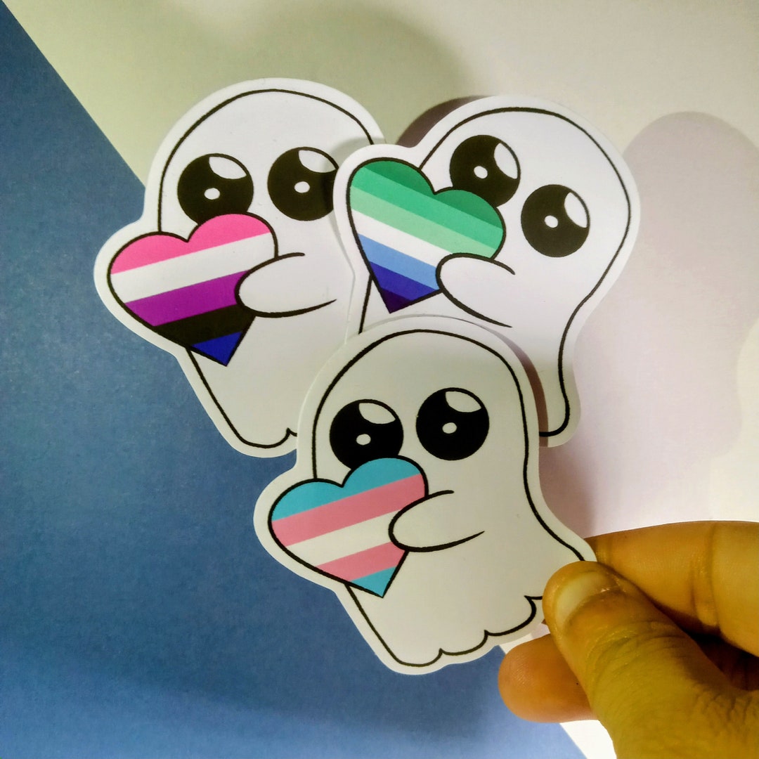 Ghost Pride | LGBTQ+ Pride Stickers - Etsy