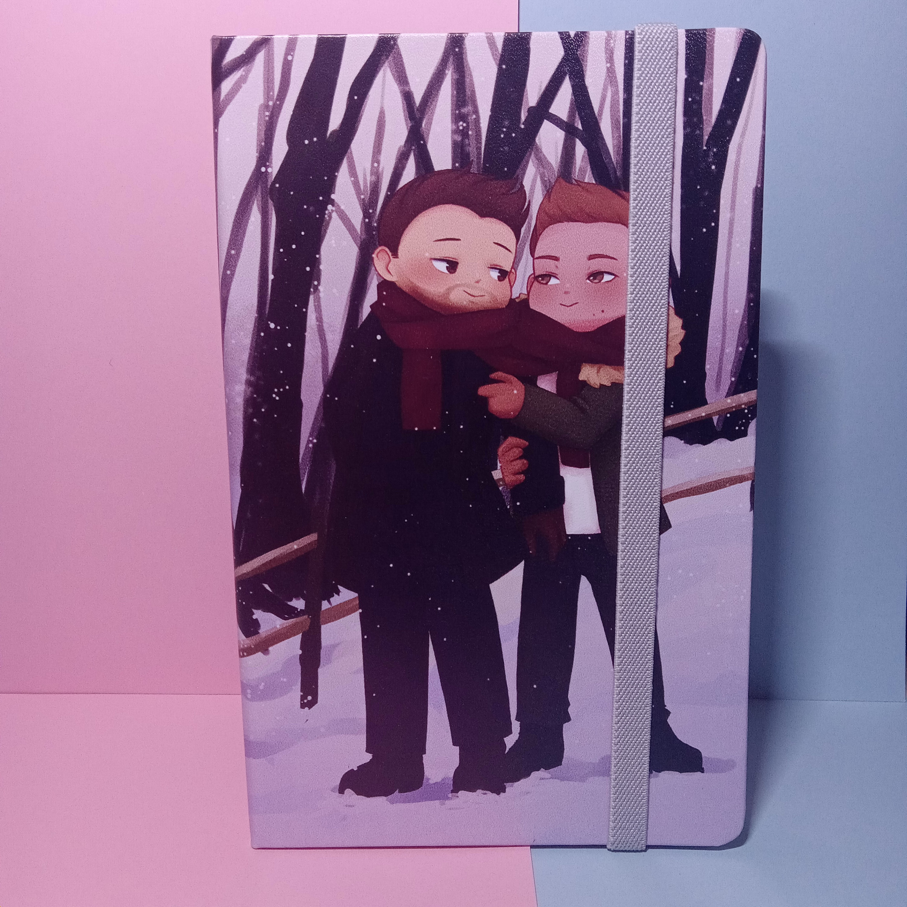 Nivanfield in Winter Chris Redfield and Piers Nivans A5 Leatherette ...