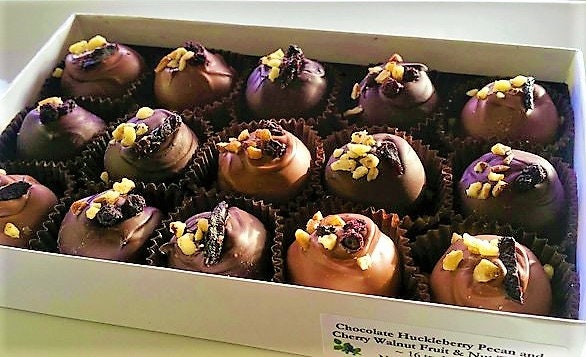 Montana Huckleberry Chocolates (the Dark Chocolate Are VEGAN!) - Etsy