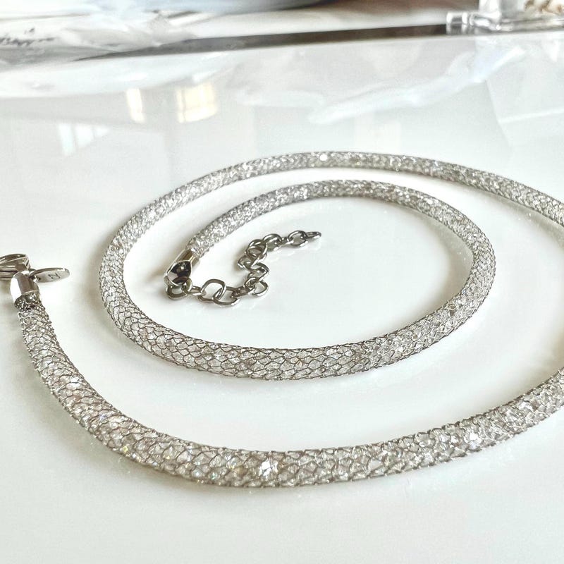Mesh Tube Necklace - Etsy