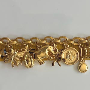 Joan Rivers My Favorite Things Gold Plated Chain Link Charm Bracelet ...