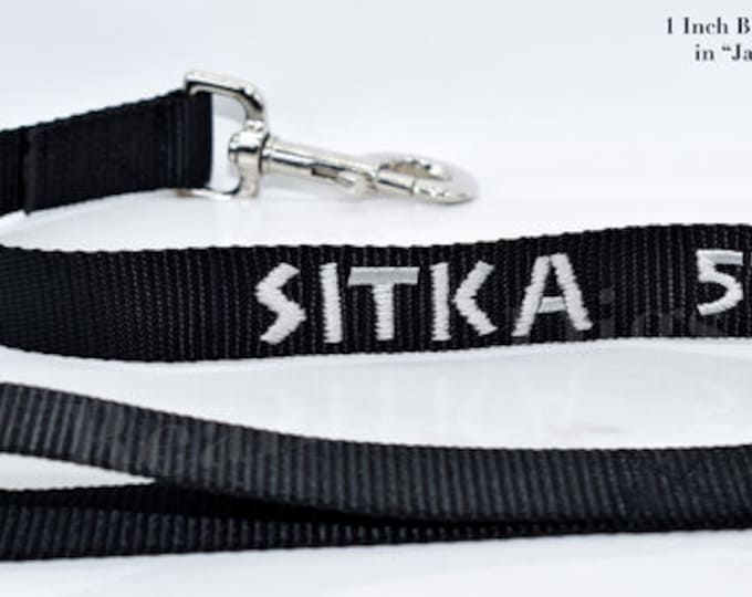 Custom Reflective Personalized Embroidered Dog Leash - Etsy