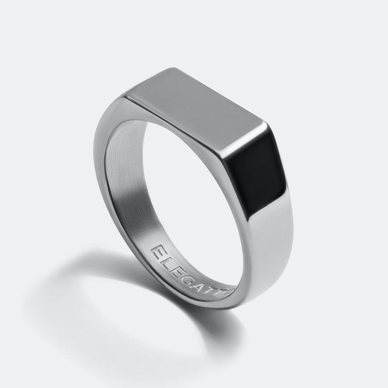 Silver Signet Ring Size5 - Etsy