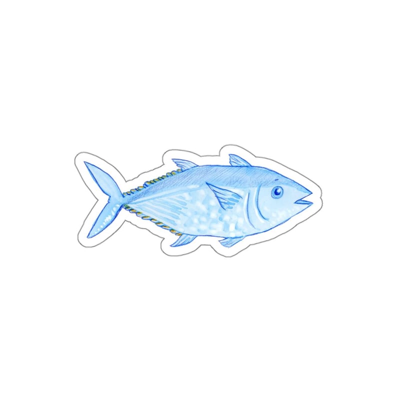 Bluefin Tuna Sticker- Waterproof - Etsy