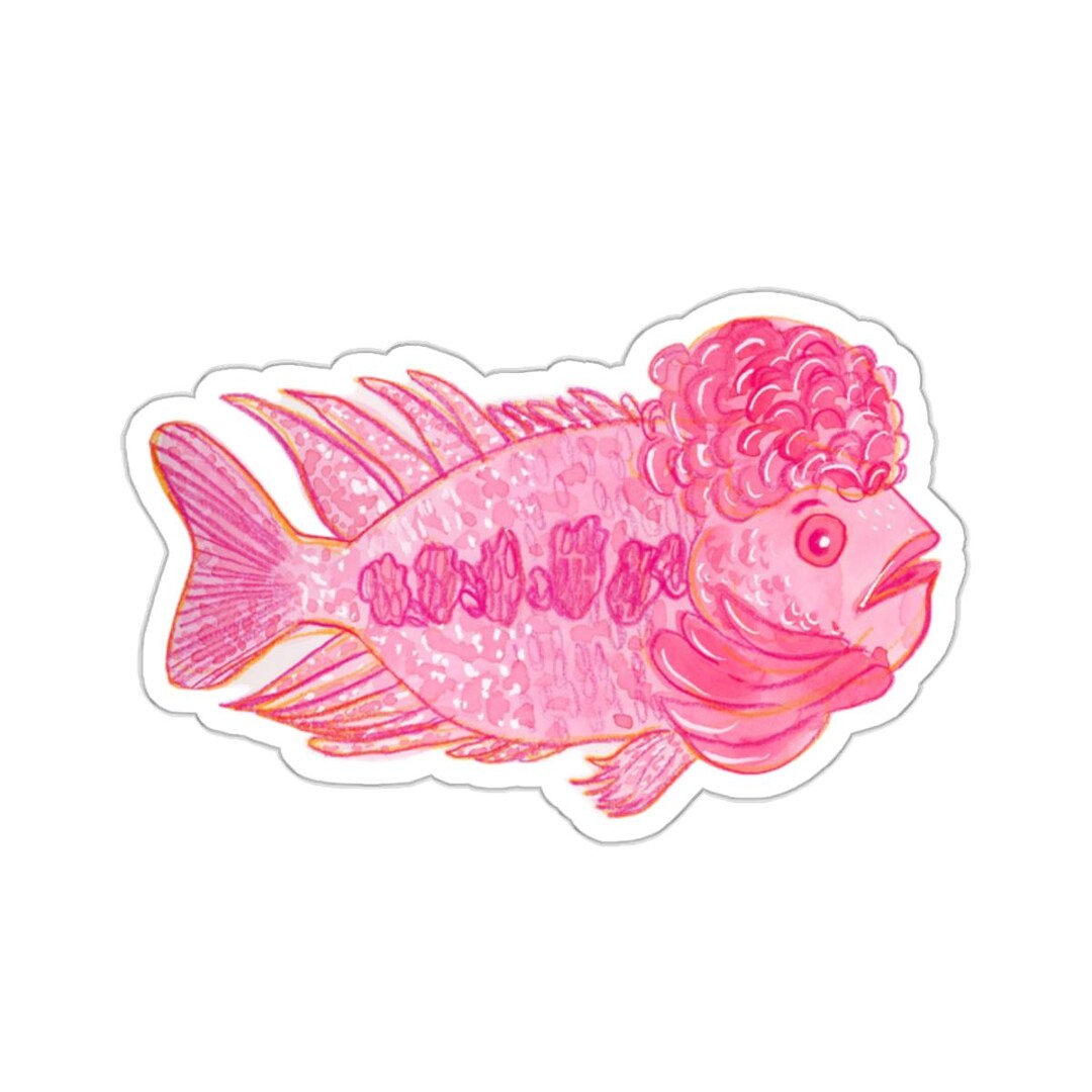 Flowerhorn Sticker - Etsy