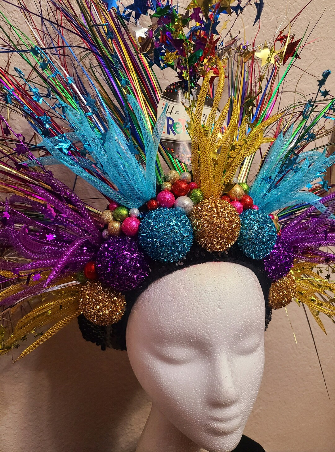 Party Headdress, Party Hat, Birthday Crown, Retirement Crown ...