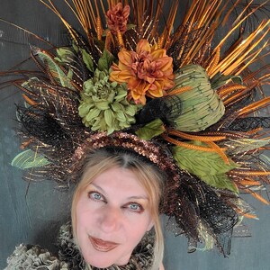 Mother Nature Crown. Fall Headdress, Autumn Crown, Harvest Headdress ...