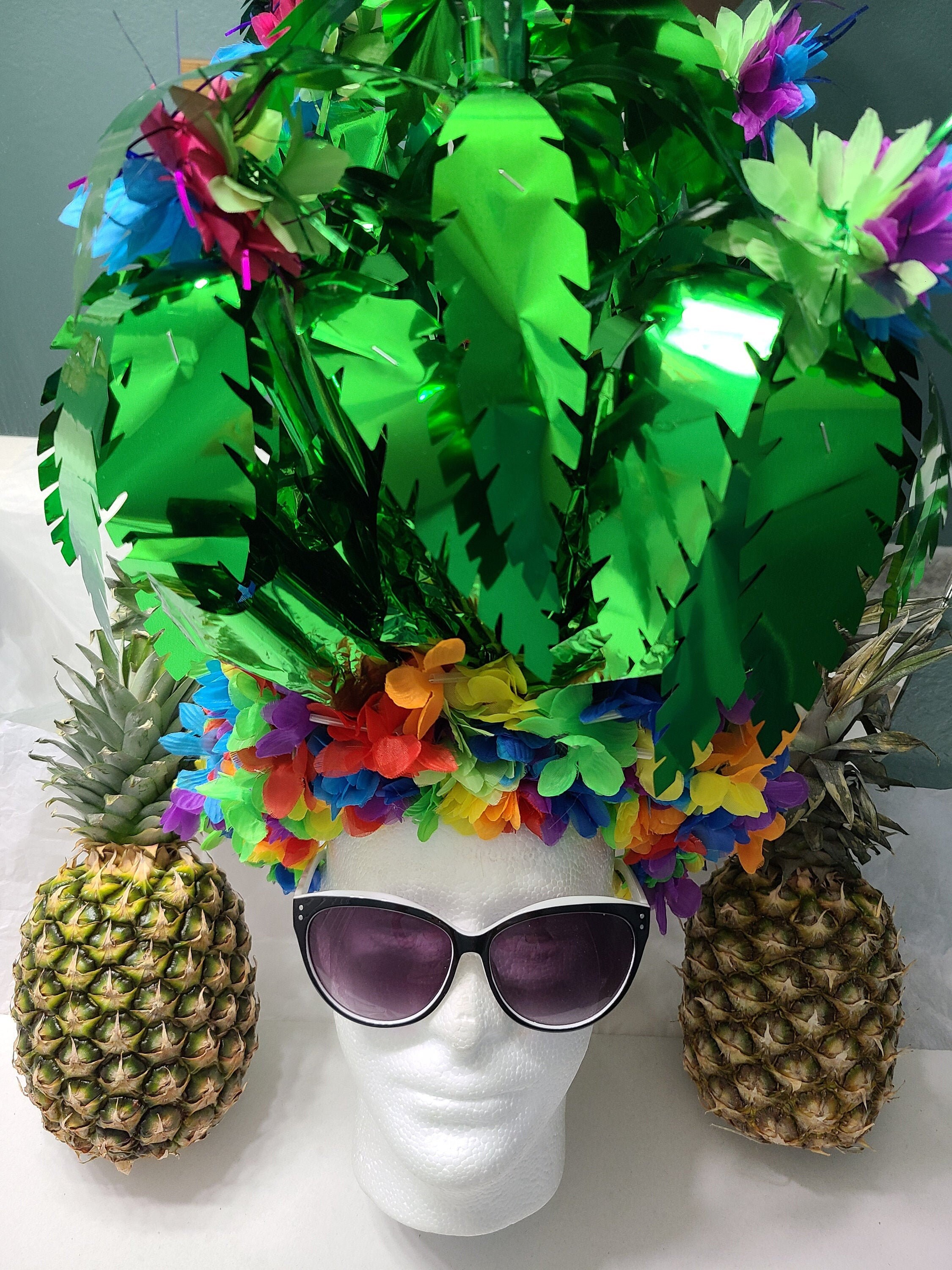 Luau headdress Aloha crown Hawaiian party host headdress | Etsy