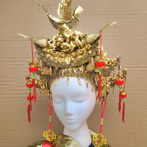 Asian Fantasy Crown, Asian Queen Crown, Asian Headdress, Multicultural ...