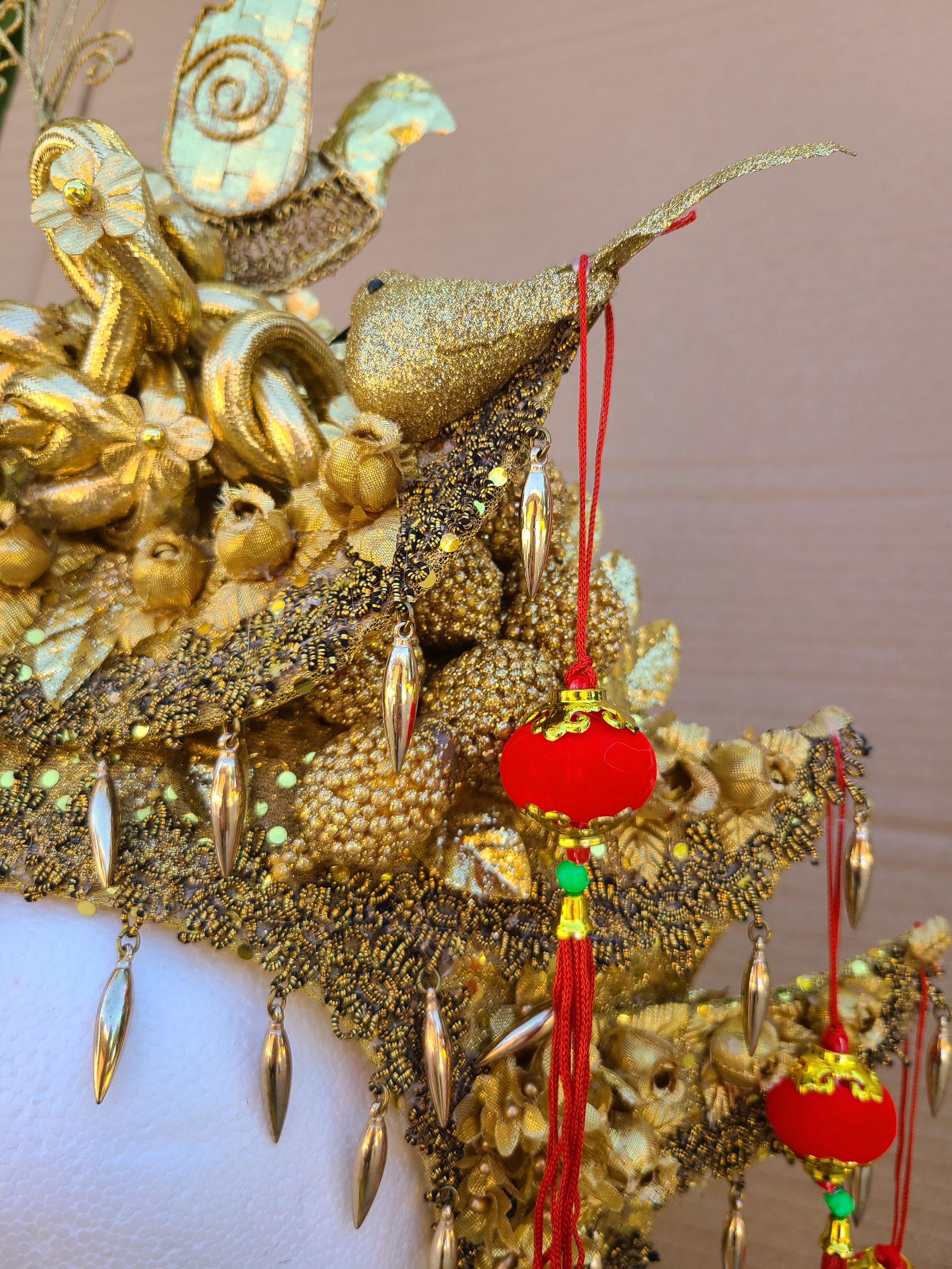 Asian Fantasy Crown Asian Queen Crown Asian Headdress - Etsy