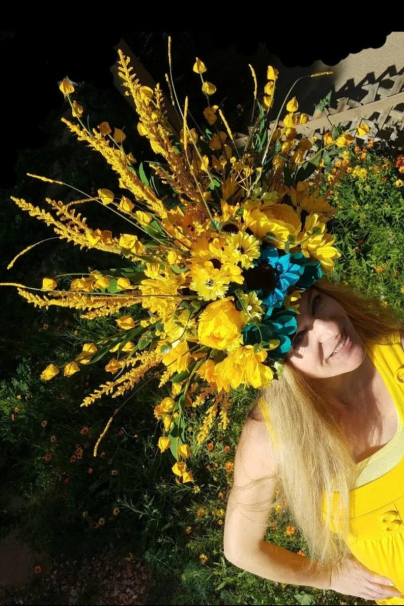 Catrina Headdress, Easter Headdress Large, Mothers Day Crown ...