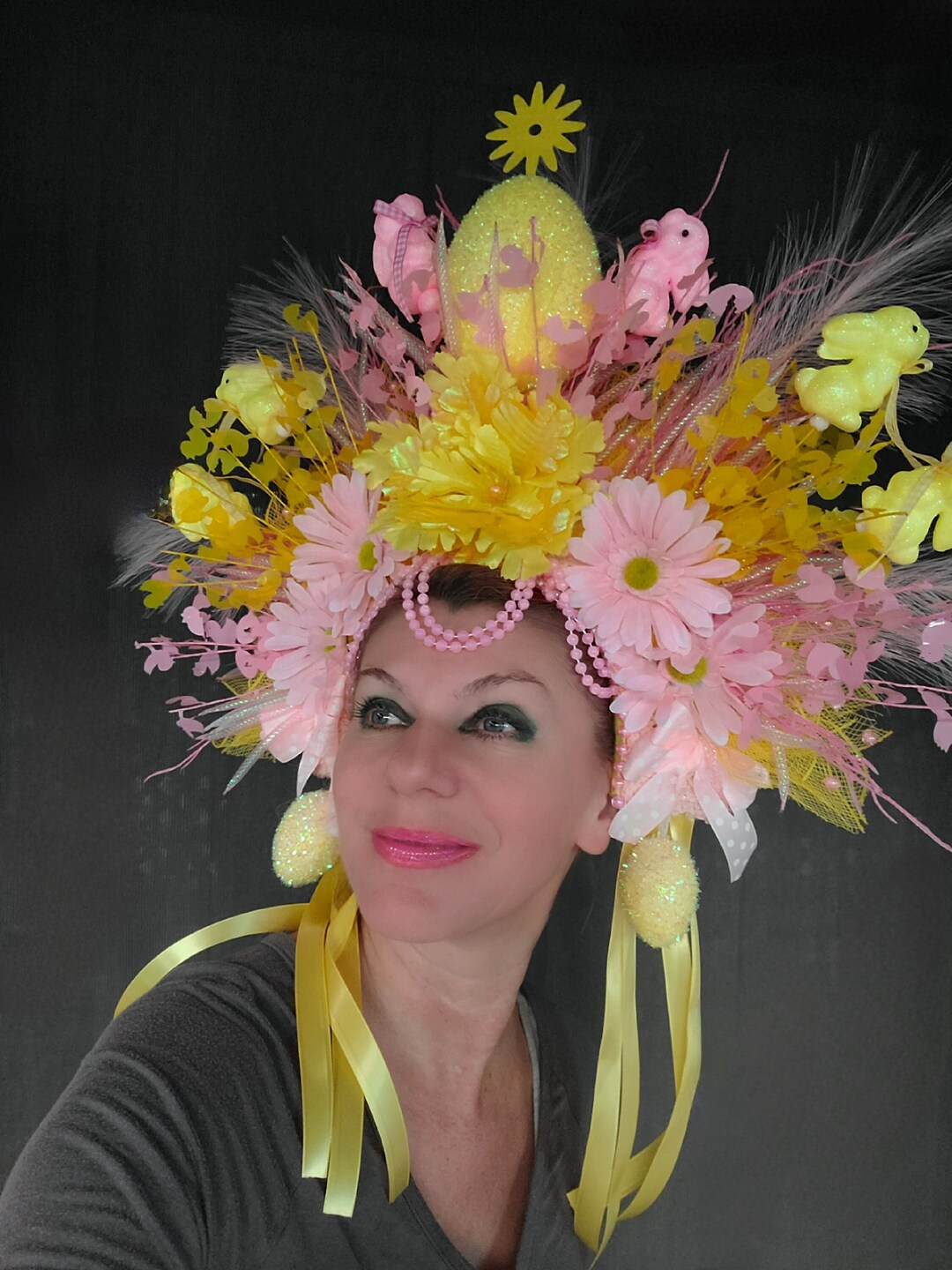 Easter Headdress, Spring Headpiece, Bunny Headdress, Egg Hunt Crown - Etsy