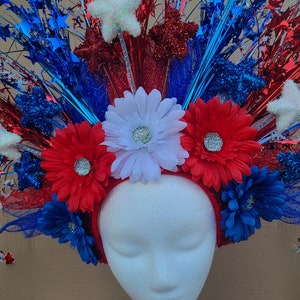 USA Headdress, 4th of July Crown, Patriotic Crown, Memorial Day ...