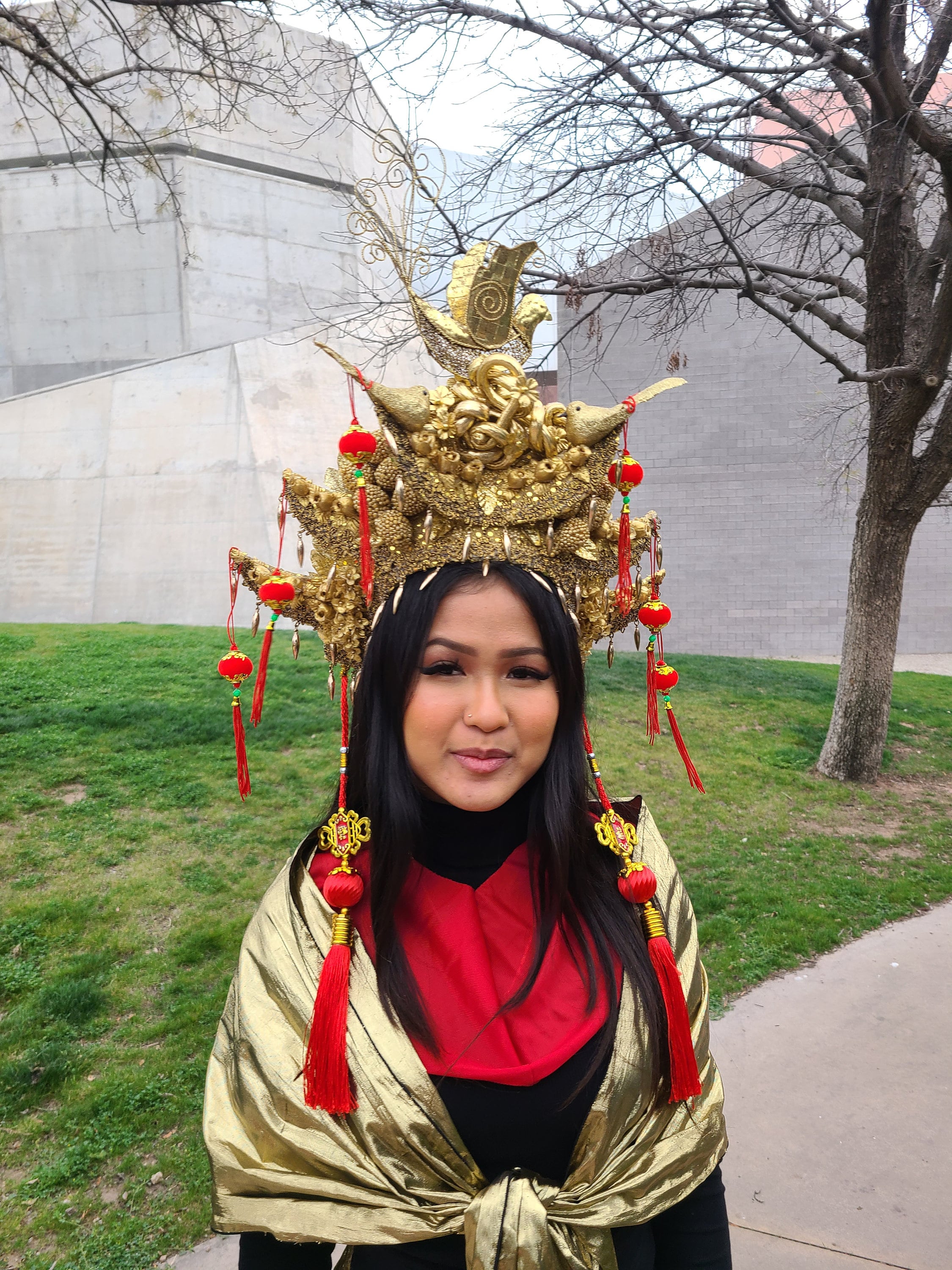 Asian Fantasy Crown Asian Queen Crown Asian Headdress - Etsy