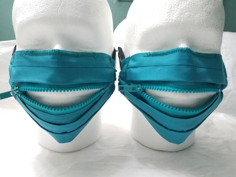 Zipper Face Mask Fun Zipits Cotton Adult Washable - Etsy