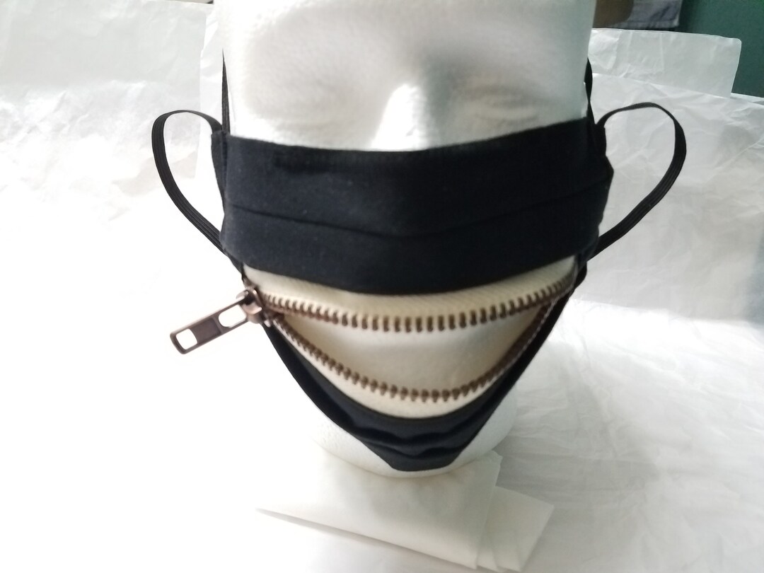 Big Smile Zipper Mask : Mask With Zipper, Big Zipits, Cyber Goth, Fun ...