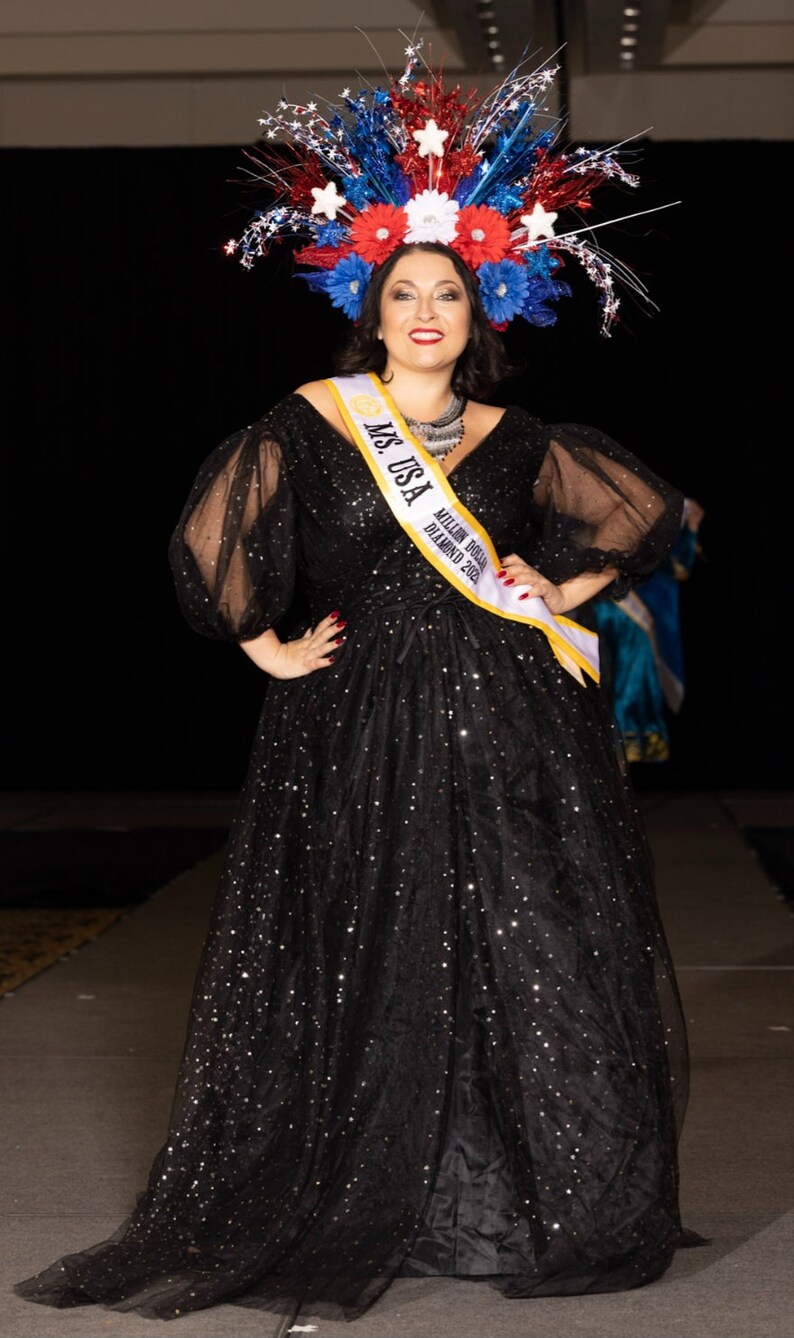 USA Headdress 4th of July Crown Patriotic Crown Memorial - Etsy
