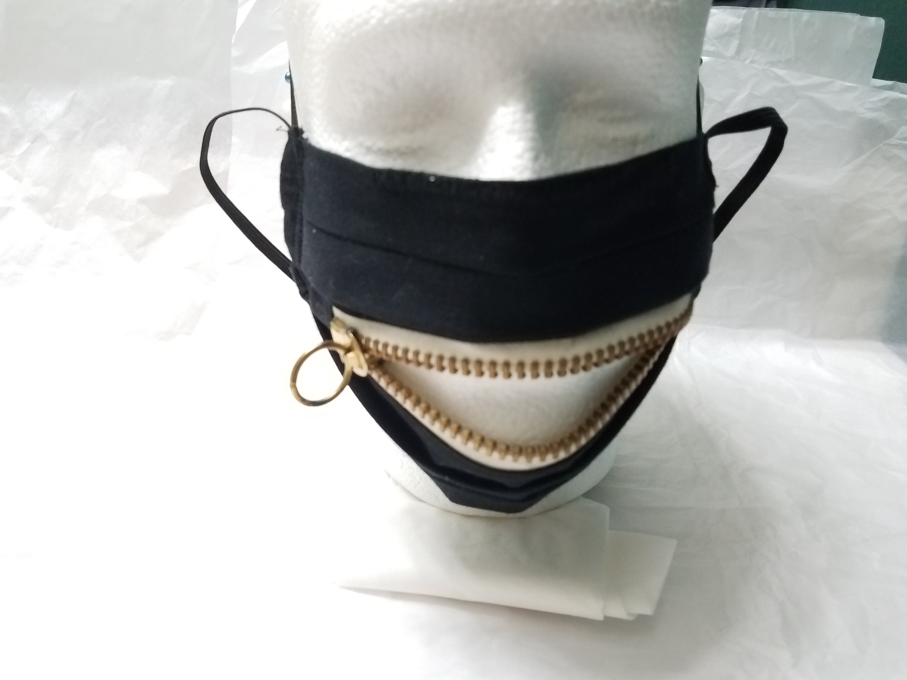 Big Smile Zipper Mask : Mask With Zipper, Big Zipits, Cyber Goth, Fun ...